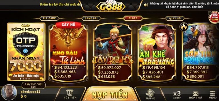 Cổng game Go88 - Cá cược siêu vui, đổi thưởng siêu tốc